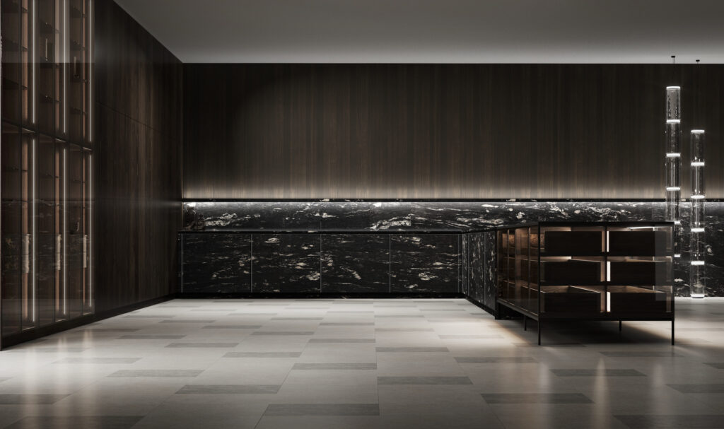 Cocina Contemporanea Fenice Acacia Old - DOCA